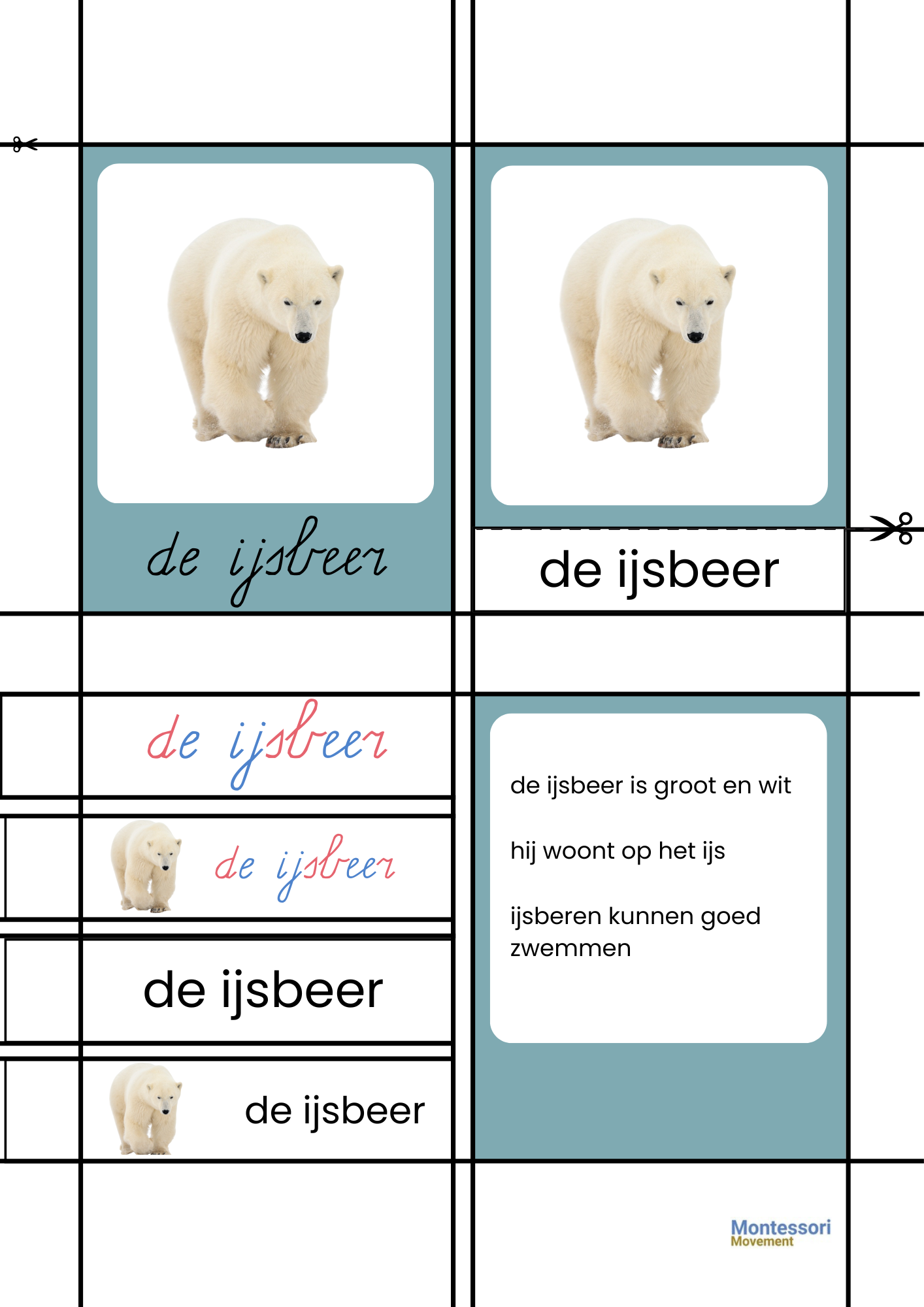 pooldieren – onderbouw – Montessori Movement